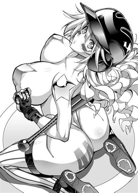 Rule 34 Female Large Breasts Long Hair Monochrome Rakko Rakko R2