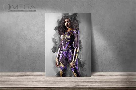 Kory Anders Poster Starfire Print Titans Art Print Wall Art Home Decor