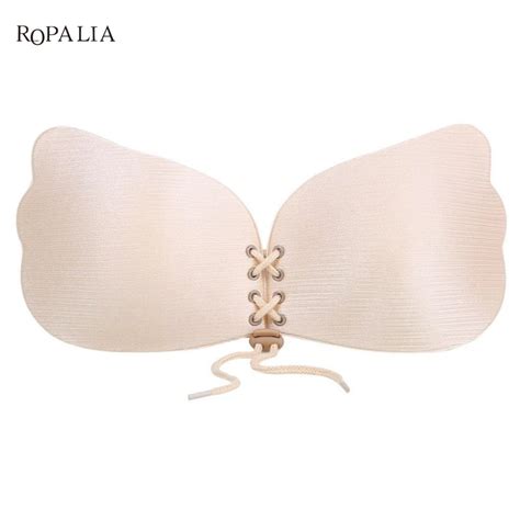 Buy Strapless Women Bra Self Adhesive Sticky Wire Free