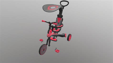 Globber Explorer Trike 3D Model - TurboSquid 1963474