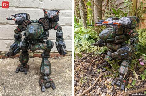 3d Printed Battletech Models Miniatures And Large Scale Mechs