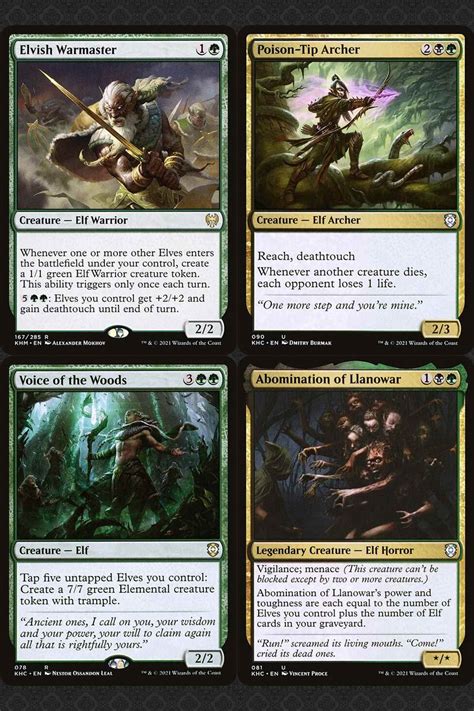 Lathril Blade Of The Elves Commander Deck Tokens Mtg Magic Ready To