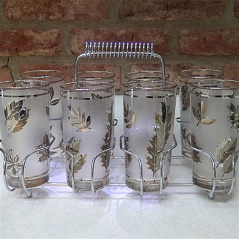 Gold Leaf Glasses Etsy
