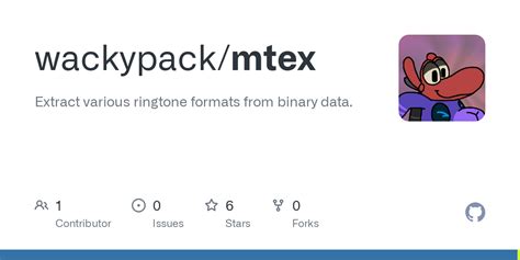 GitHub Wackypack Mtex Extract Various Ringtone Formats From Binary Data