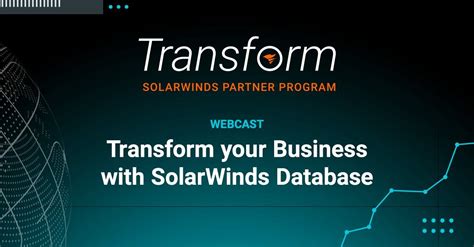 Database Solarwinds Solarwindspartners Partnerwebcast