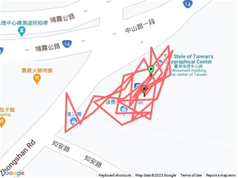 埔里 地理中心碑 112 05 28 健行筆記
