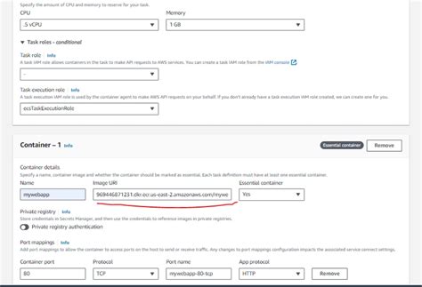 deploying a containerized web application using aws ecr ecs and