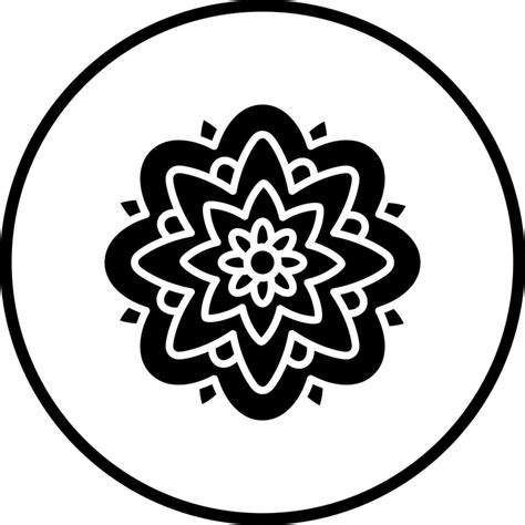 Dahlia Vector Icon Style 22238001 Vector Art At Vecteezy