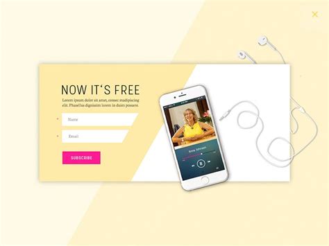 Pop Up Subscription Form Pop Up Subscription Form Pop