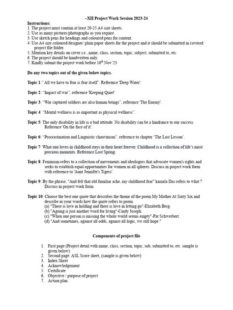 Xii Project Work Final 2023 24 Pdf