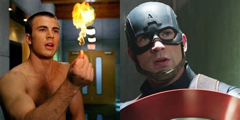 Chris Evans In Fantastic Four 1 Chris Evans Deadpool And Wolverine