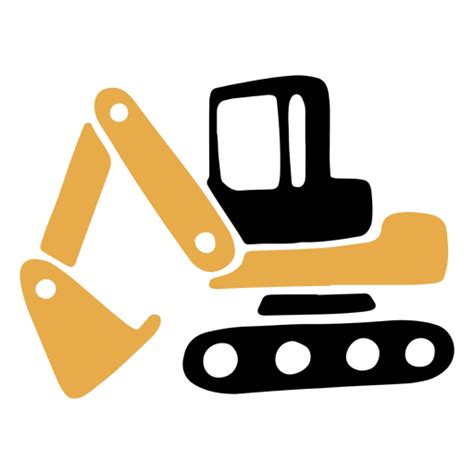 Design Png E Svg De Retroescavadeira De Construção Para Camisetas