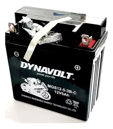 Bateria Dynavolt Gel Mgs B C V Ah Zeta Motos