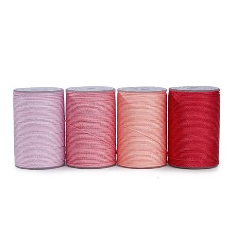 10pcs Lot 0 35mm 0 45mm 0 55mm 0 65mm Round Waxed Cord Strings Sewing