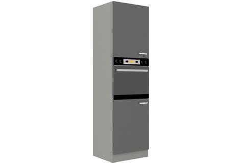 Szafka Kominowa 60 Cm 60 DP 210 2F GREY Pj Meble