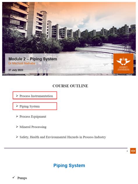 Module 2 Piping System Part A Pdf Plumbing Pipe Fluid