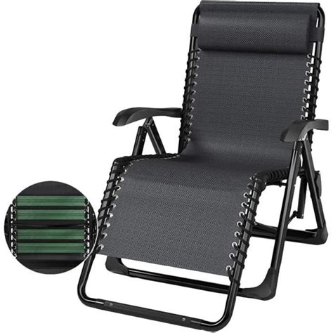 LIWI Chaise Longue HAIYU Chaise Inclinable Pliante De Jardin Fauteuil