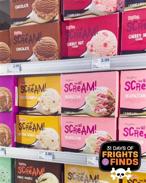We All Scream Ice Cream Night Hy Vee Happy Halloween From Hy Vee