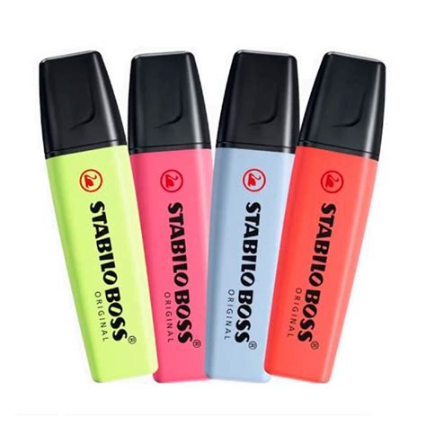 Stabilo BOSS ORIGINAL Pastel Highlighter Pen Set Of Multicolor Maxa Enterprises