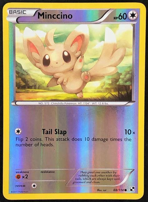 Minccino Reverse Holo 88 Prices Pokemon Black White Pokemon Cards