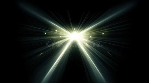 A Bright Radiant Burst Of Light With Dynamic Rays Emanating From A
