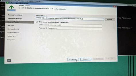 Veeam Recovery Boot Disc Trying To Recover A Machine Veeam Does Not