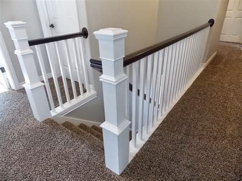 Remodelaholic Stair Banister Renovation Using Existing Newel Post And