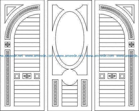Design Pattern Door E0008470 File Cdr And Dxf Free Vector Download For Laser Cut Cnc