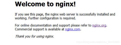 Centos7安装部署nginx；解决无法显示nginx欢迎页面问题ubantu安装nginx没有出现welcome To Nginc Csdn博客