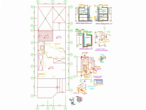 Cisterna Tanque Elevado En Autocad Descargar Cad 42251 Kb Bibliocad