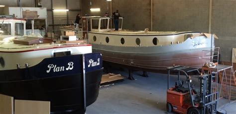 In Progress Piper Boats Dutch Barge Builders