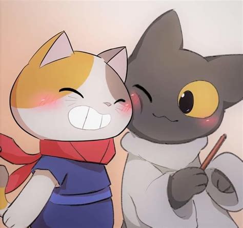 Lucky And Momo Fan Art Doodle Champion Island Games Magic Cat