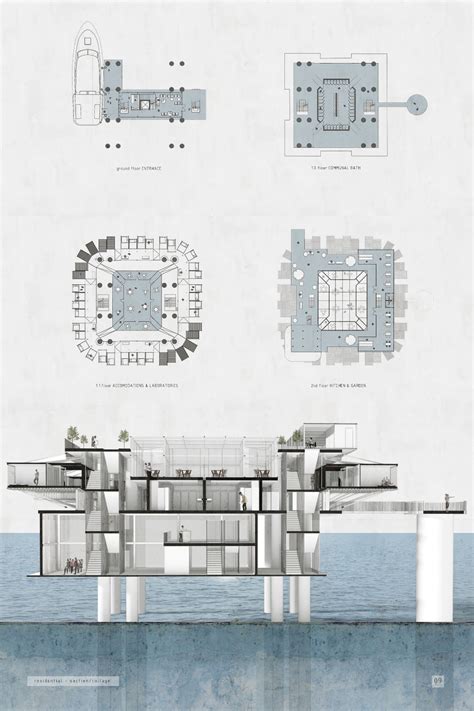 Archipelago The Sea Satellite Concept Architecture Project