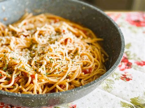 One Pan Spaghetti Small Batch The English Kitchen