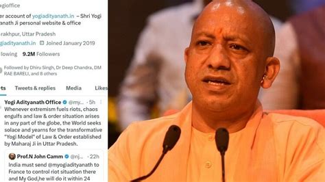 Professor Appeals To India Send Yogi Adityanath To Control Riots Amar
