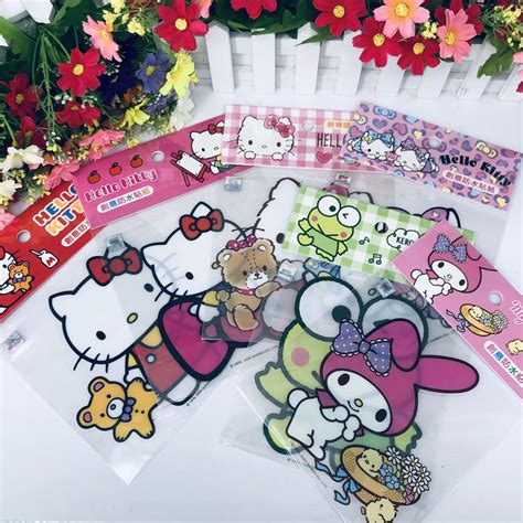 【sanrio 三麗鷗】『台灣』 凱蒂貓 美樂蒂 大眼蛙 創意防水貼紙《miamor Zakka》 蝦皮購物