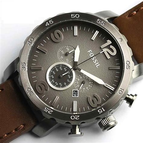 Reloj Fossil Nate Jr1424 Cronometro Macho Accesorios