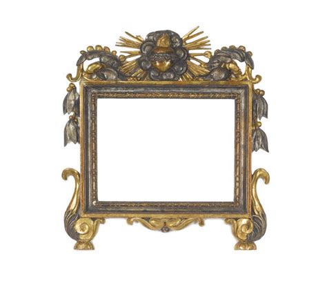 Bonhams A Spanish 18th Century Carved Silvered And Gilded Frame
