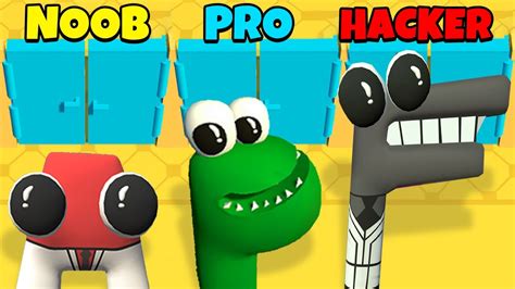 NOOB Vs PRO Vs HACKER Alphabet Lore Room Maze YouTube