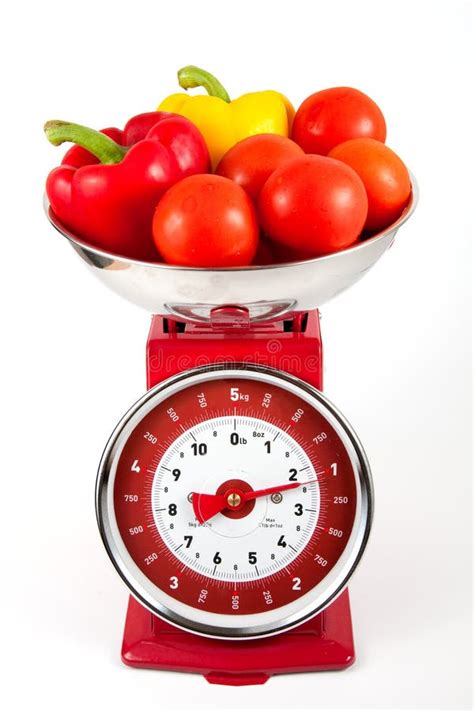 Scales With Vegetables Stock Image Image Of Capsicum