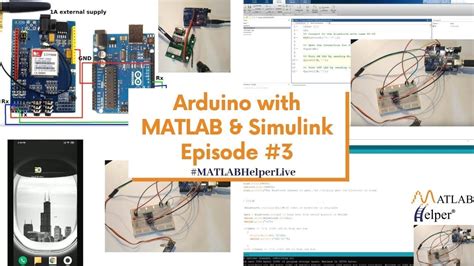 Arduino With Servo Motors Gsm In Matlab Webinar Ep Matlabhelper Youtube
