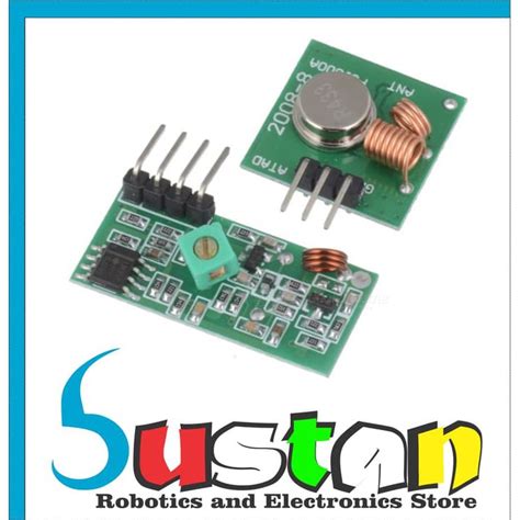 jual unik 433mhz 433 mhz rf module transmitter receiver arduino