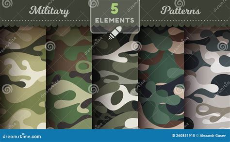 Camuflaje Sin Costura Patrones Textura Militar Tejido De Guerra