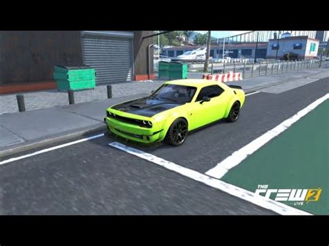 The Crew Dodge Challenger SRT Hellcat Realistic Cruise YouTube