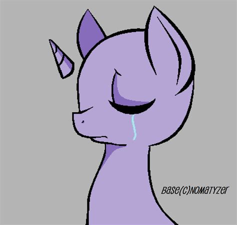 Mlp Base Crying By Nomatyzer On Deviantart