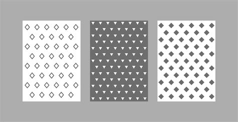 Premium Vector Patterns Set With Geometric Shapes Design For