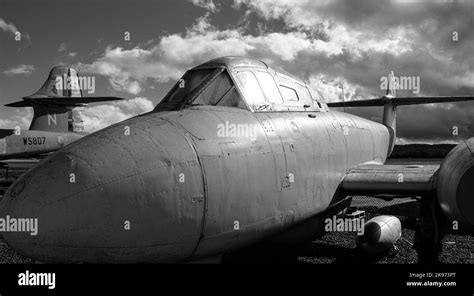 A Gloster Meteor Part Of The Outside Display Of Aircraft The Jet Age