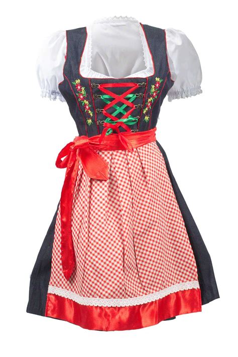 Royal Blue Vintage Dirndl Dress 2 Way Flip Apron Lederhosen Store