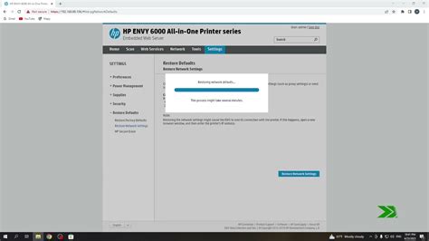 How To Reset Network Settings On Hp Envy 6000 Series Printer