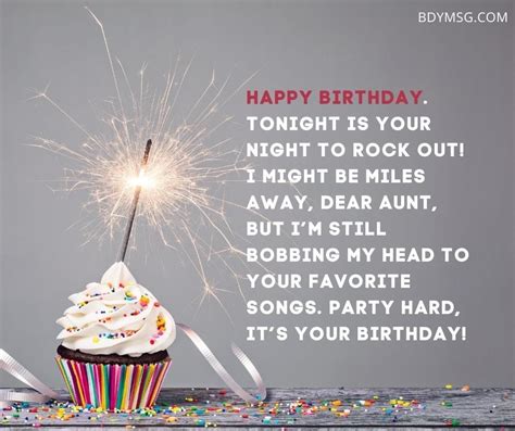 65 Happy Birthday Wishes For Aunt And Messages